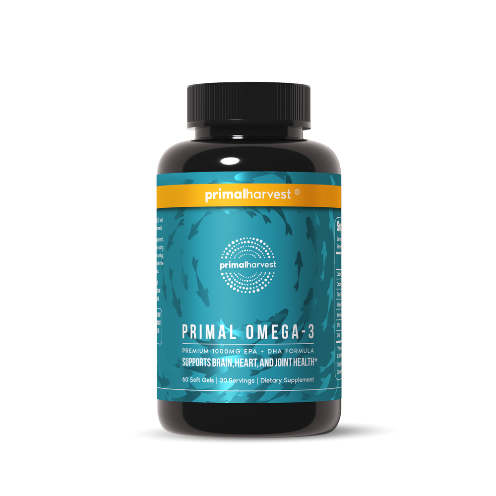 Primal Omega-3 Fish Oil Capsules by Primal Harvest 🥇